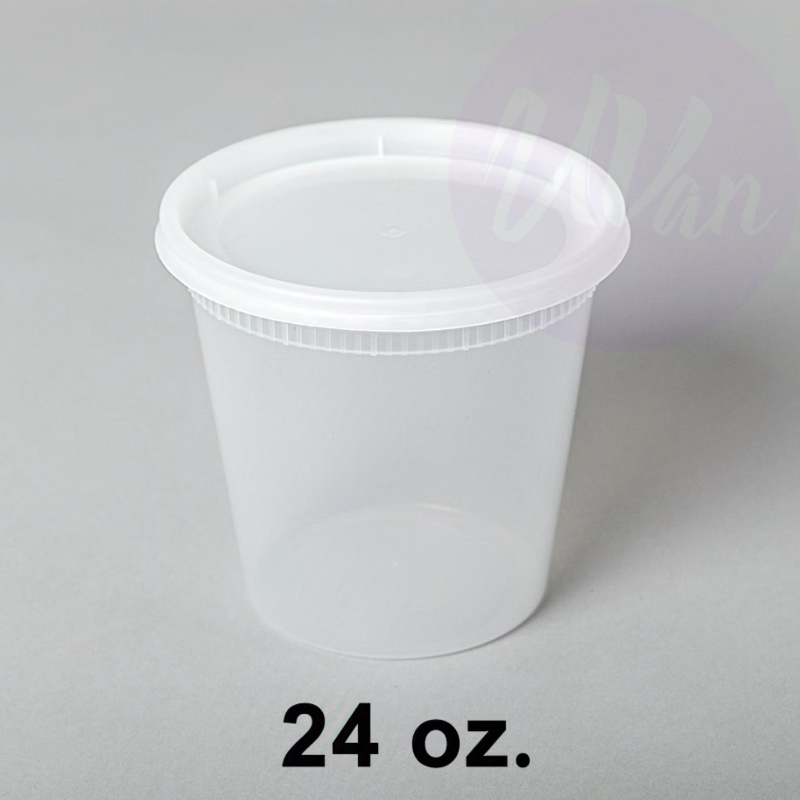 24oz with Hole DELI Container – Set – UVan Enterprises LTD | Disposable ...