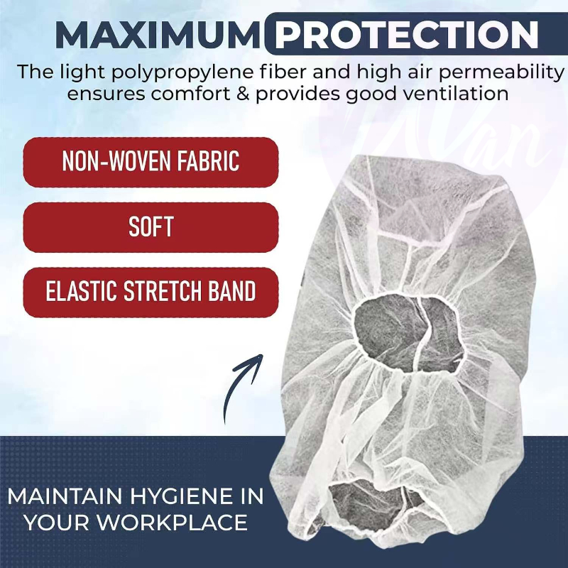 Hair and Beard Net Combo – White – UVan Enterprises LTD | Disposable ...