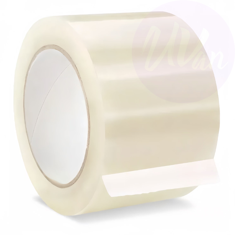 3″x 100m Premium Clear Tape 50mic – UVan Enterprises LTD | Disposable ...