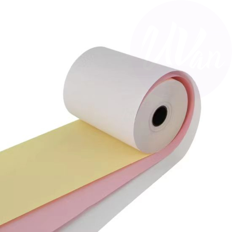 3 Ply Carbonless Paper Roll 3” x 85ft – UVan Enterprises LTD ...